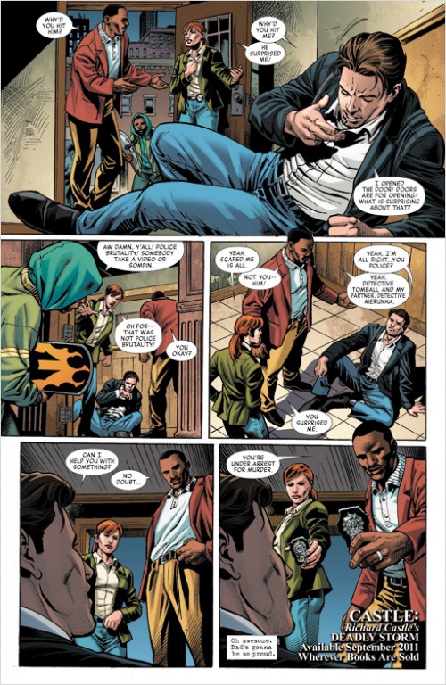 Marvel divulga páginas da versão em quadrinhos de Castle » TeleSeries